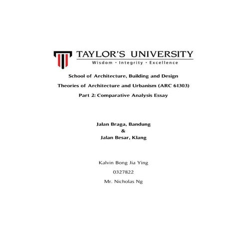 Comparative Analysis Essay | PDF