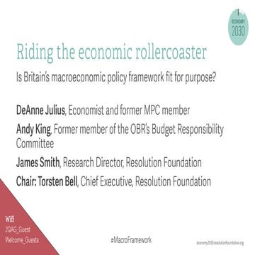 Riding the economic rollercoaster | PPT