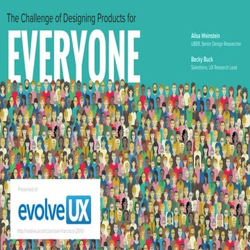 Designing Products for Everyone | PPT