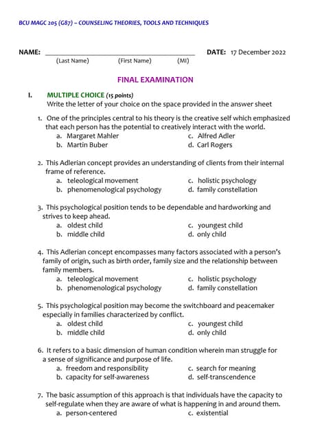 University of Phoenix MaterialWeek 4 Assignment WorksheetPsych.docx