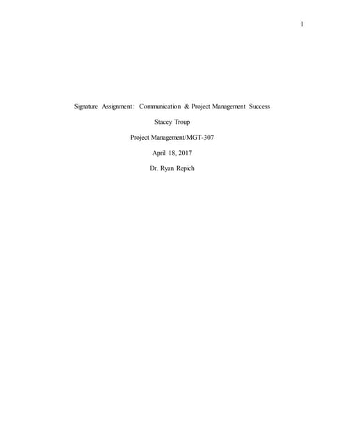 Project Management Case Studies by Terry Hall | PDF