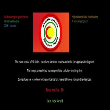 Final exam practical | PPT