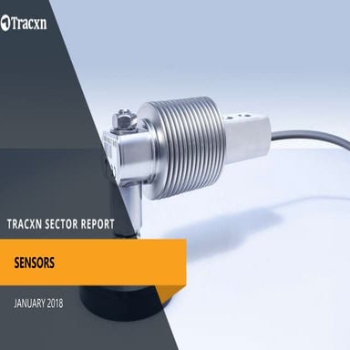 Tracxn - Sensors Startup Landscape | PDF | Financial Industry | Industries