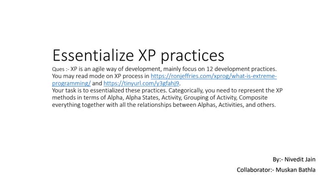 Essentialize Extreme Programming Practices Ppt 7860