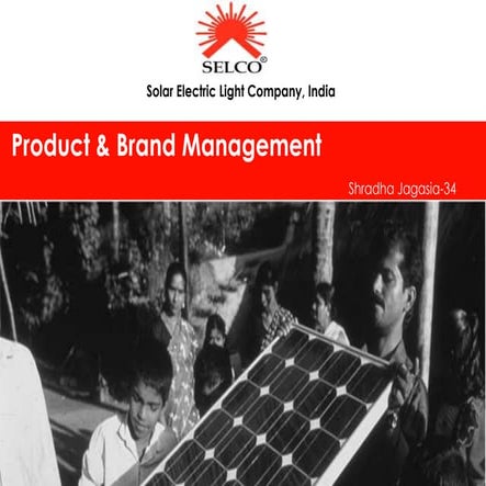 selco solar products marketing | PPT