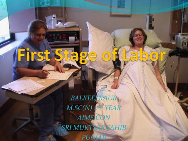MANAGEMENT OF LABOUR | PPTX