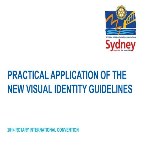 Practical Application of the New Visual Identity Guidelines | PPTX