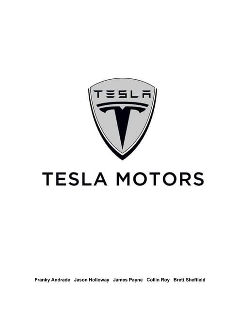 Tesla Motors Presentation | PPT