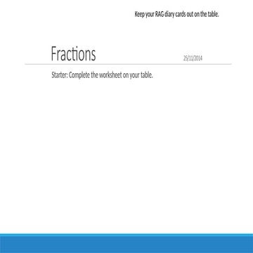 Fractions Intro Grade 5 Elementary Peel Distict School Board | PPTX