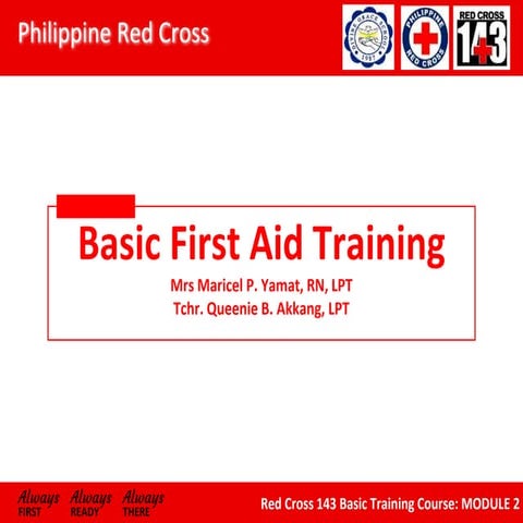 Module 1 introduction to first aid | PPTX