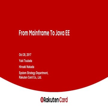 From Mainframe To Java EE | PDF