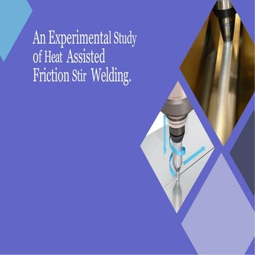 FRICTION STIR WELDING Power point presentation | PPTX