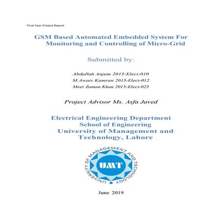 GSM Automated System For Monitoring And Controlling | PDF