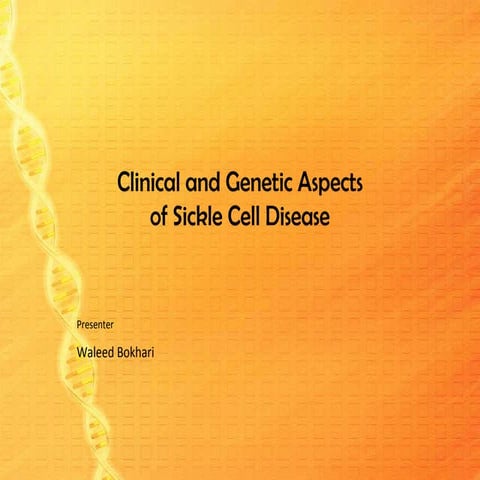 Sickle Cell Disease. | PPTX