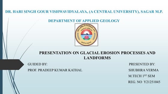 Lesson 7 glacial hydrology | PPT