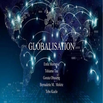 Globalization and society | PPT