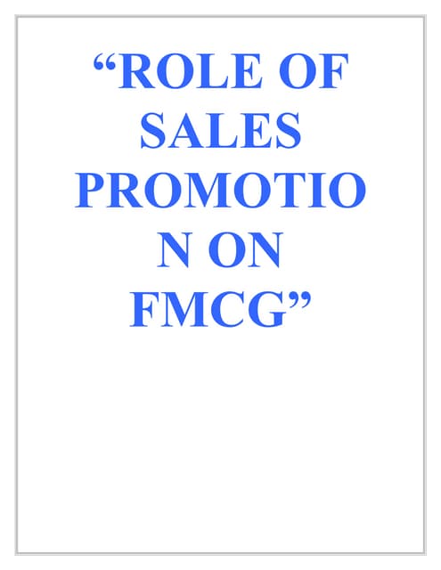 FMCG DISTRIBUTION CHANNEL SETUP INFOMATION | PPTX