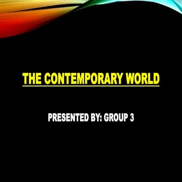 The Contemporary World.pptx
