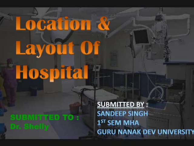 Types of wards in Single & Multispeciality Hospital | PPTX