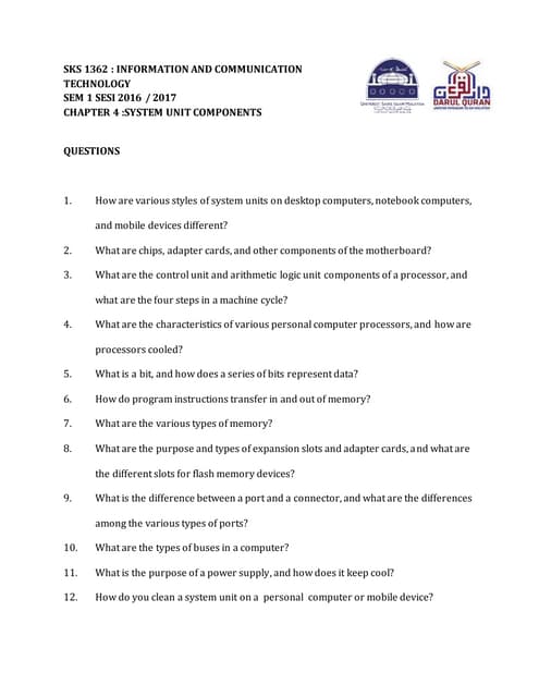 Q1 - lesson-3 - PARTS OF THE SYSTEM UNIT AND THEIR FUNCTIONS.pptx