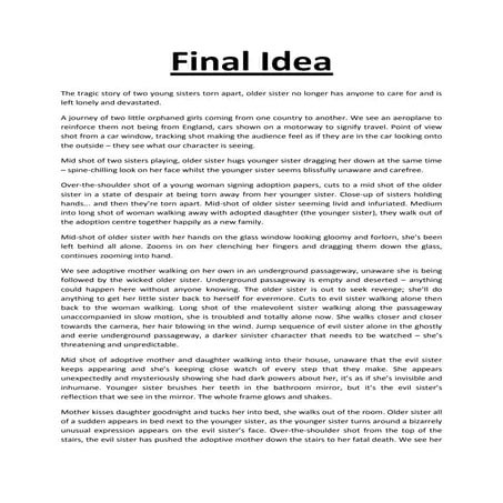 Final idea | PDF