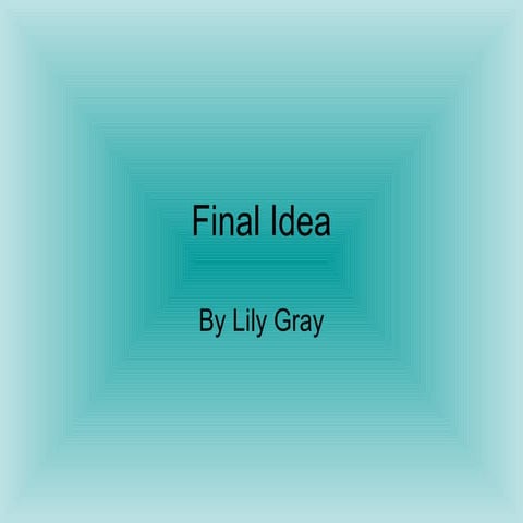 Final idea | PPT | Documentary | Genres