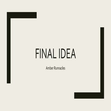Final idea | PPTX