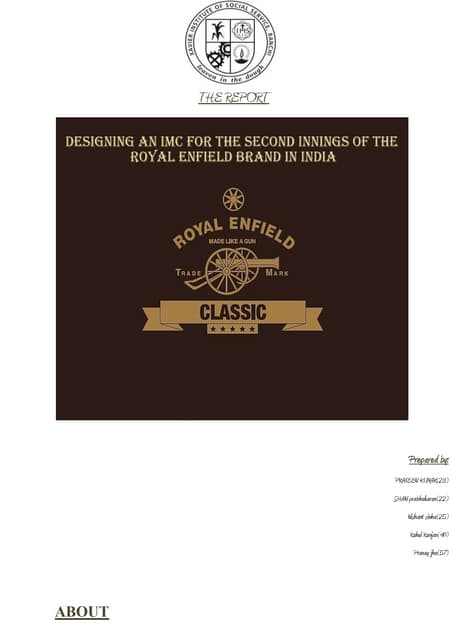 Royal Enfield project | PDF