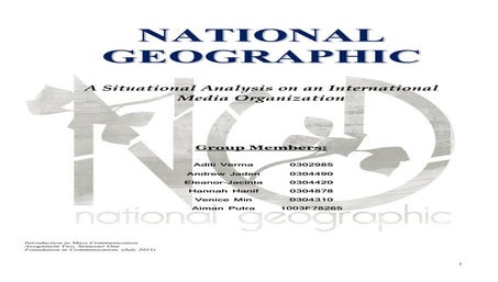National Geographic Cover Template