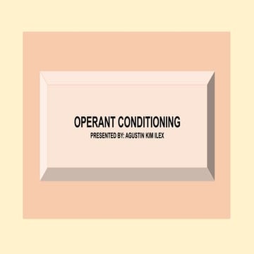 Operant Conditioning | PPT