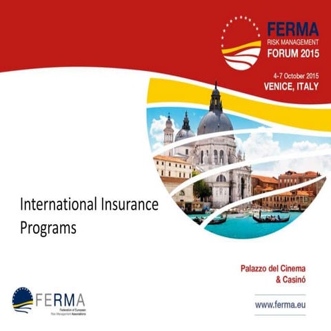 2015.10.05 International Insurance Programs | PPTX