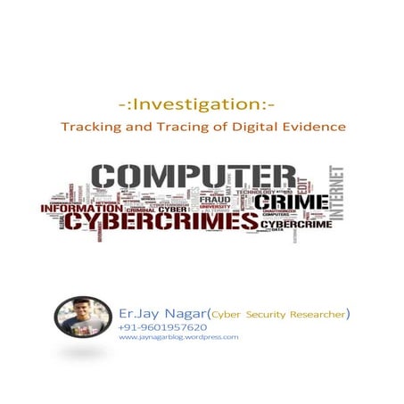 Cyber Crime| Tracking and Tracing of Digital Evidence | PDF