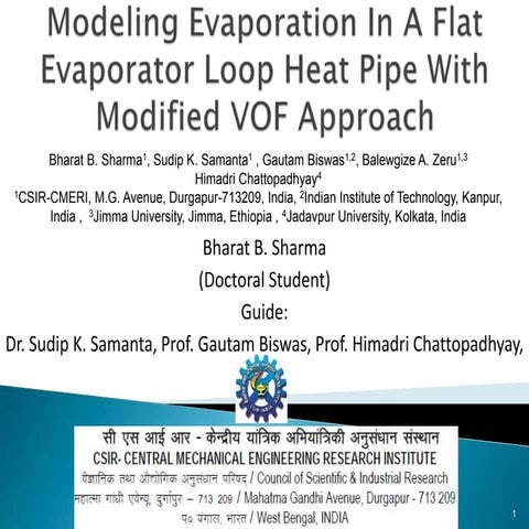 FINAL_ISHMT13-VOF_Flat Plate Loop Heat Pipe.ppt