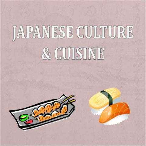 Final japanese food presentation | PPT