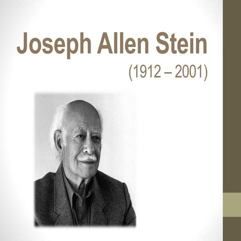 JOSEPH ALLEN STEIN | PPTX