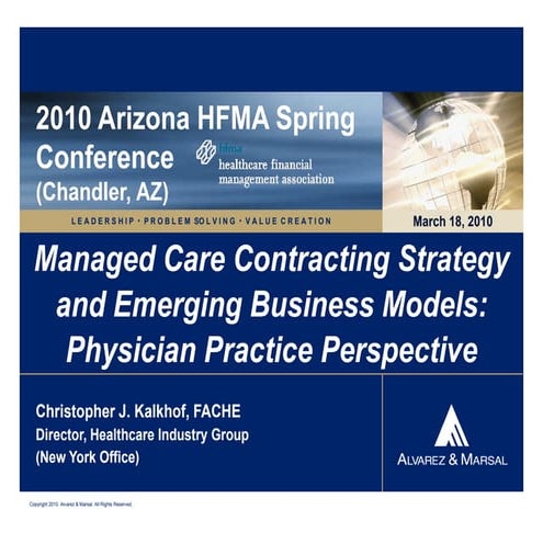 Managed Care Contracting Strategy | PDF