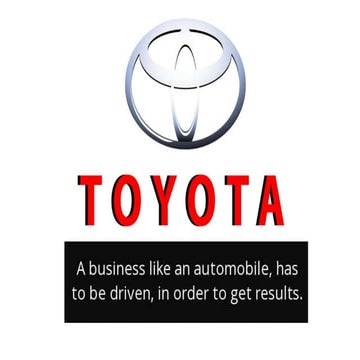 Toyota: Creating Value | PPT