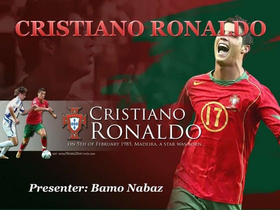 Presentation on Cristiano Ronaldo | PPTX | Soccer | Sports
