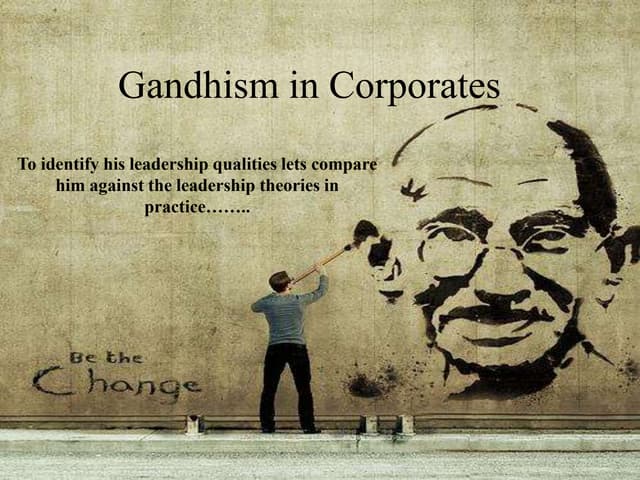 Gandhian model of rural development | PPTX
