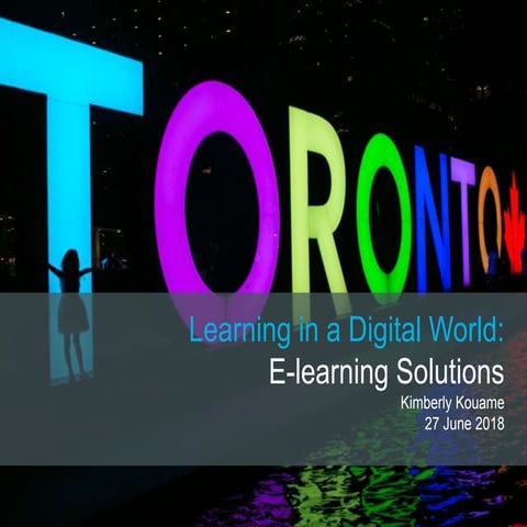 Learning in a Digital World: E-learning Solutions | PPT