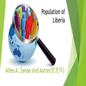 Liberia Population Pattern | PPTX