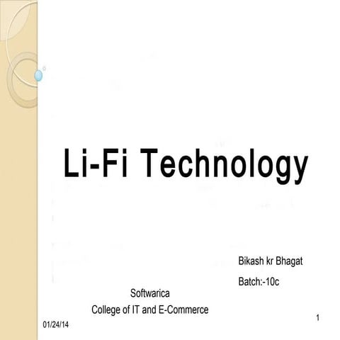 lifi tech | PPT