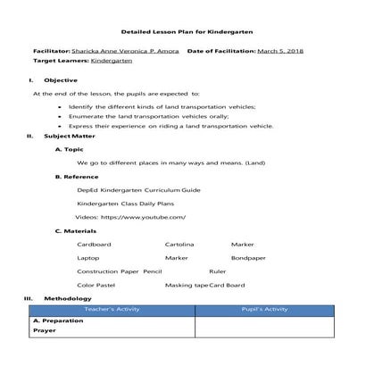 Transportation lesson | PPT