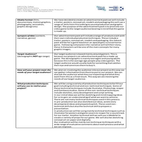 Final major project proposal form | DOCX