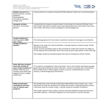 Final major project proposal form | DOCX