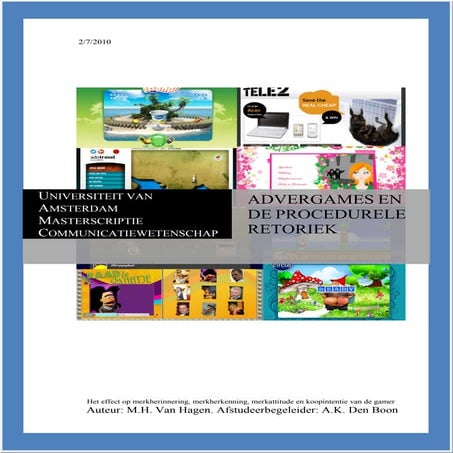Presentatie Scriptie! | PPT