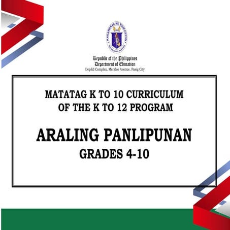 Araling Panlipunan 8 Curriculum Guide rev.2016