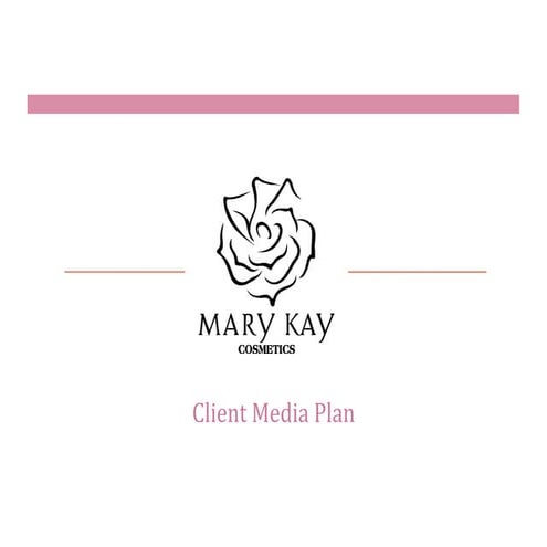 Mary Kay Media Plan | PDF