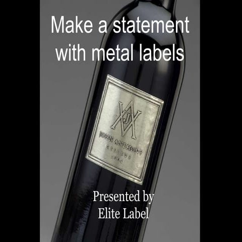 Elite Label's metal capabilities | PPTX
