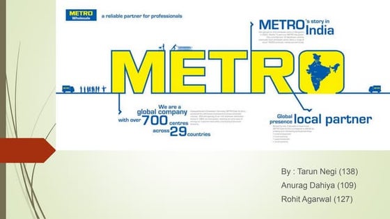 Metro Cash And Carry India | PPTX | Retail Industry | Industries
